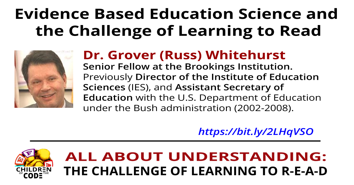 Dr. Grover (Russ) Whitehurst - Evidence Based Education Science and the ...